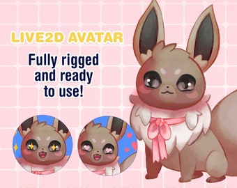 Vtuber Pokemon Umbreon Eeveelution Fully Body/fully Rigged - Etsy