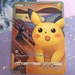 Holo the Scream Pikachu Pokemon Card/ Custom Holographic Pokémon Card ...