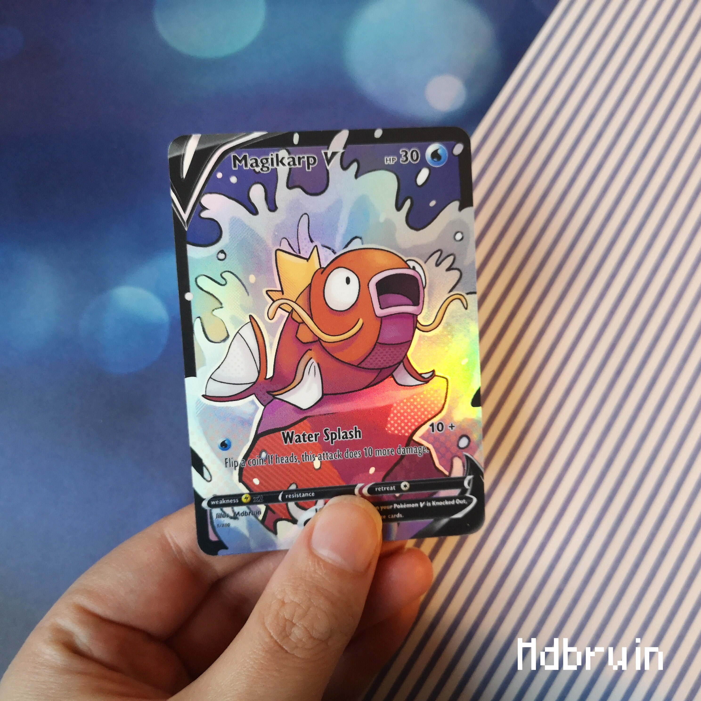 Holo Magikarp / Custom Holographic Pokémon Card / Tag Team - Etsy UK