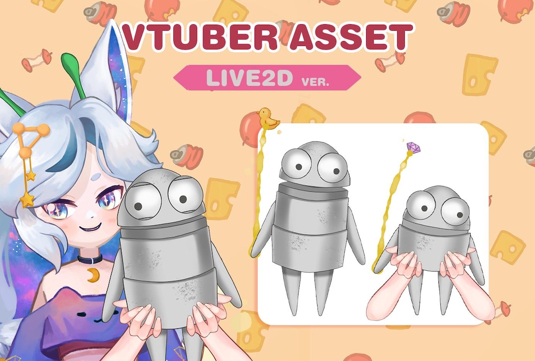 Live2d Vtuber Asset: Repo Game Character (digital Download) - Etsy