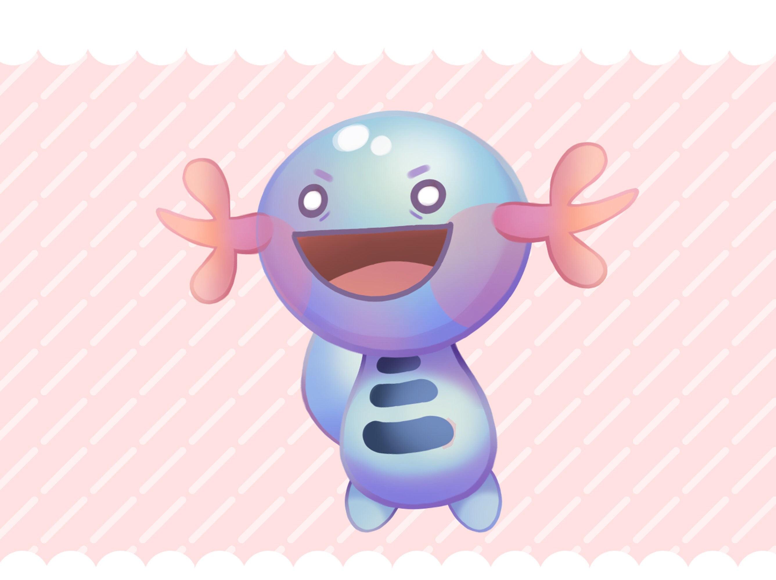 Vtuber - Pokemon Wooper - Fully Body/fully Rigged Live2d Avatar - Etsy