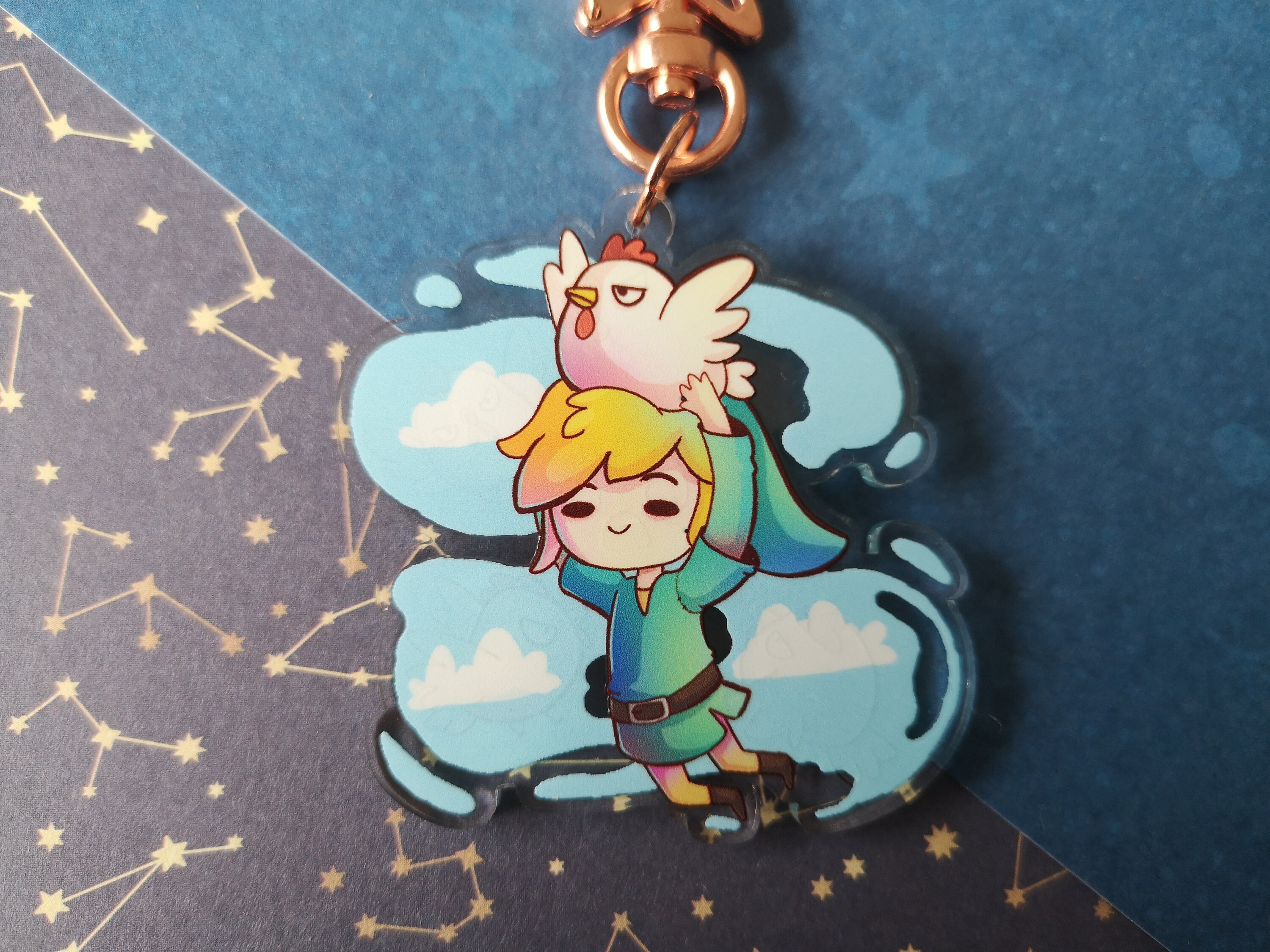 Acrylic Legend of Zelda Link Charm Double Sided / 2 Inch - Etsy