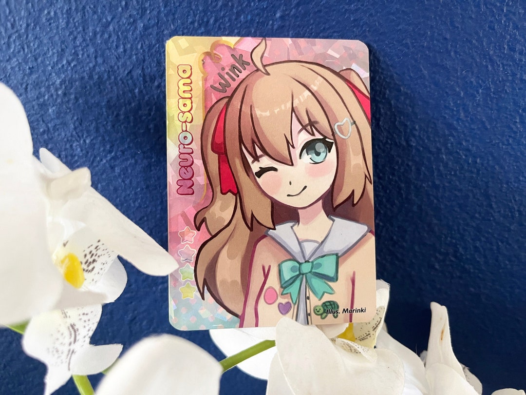 Holographic Vtuber Idol Cards Neuro-sama - Etsy