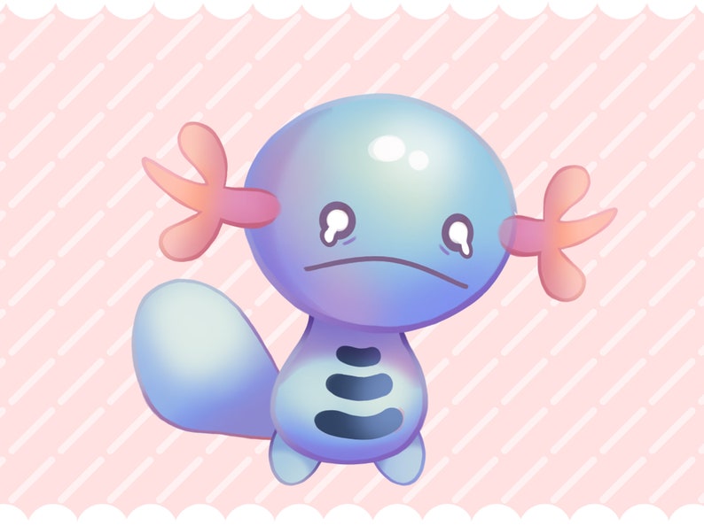 Vtuber - Pokemon Wooper - Fully Body/fully Rigged Live2d Avatar - Etsy
