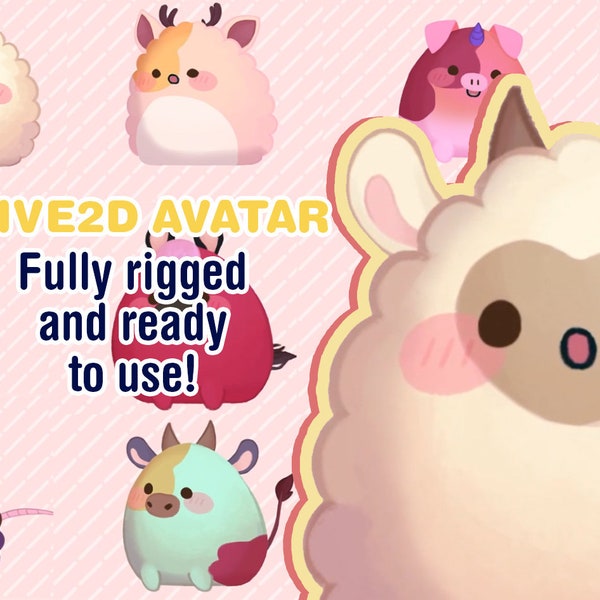 Cow Vtuber - Etsy
