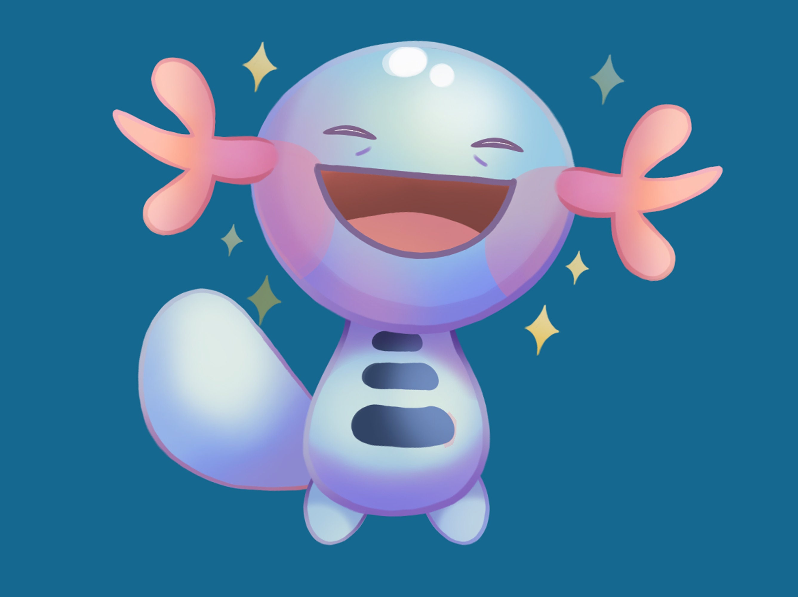 Vtuber - Pokemon Wooper - Fully Body/fully Rigged Live2d Avatar - Etsy