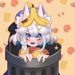 Vtuber Asset | Trash Can | Live2d Version | - Etsy