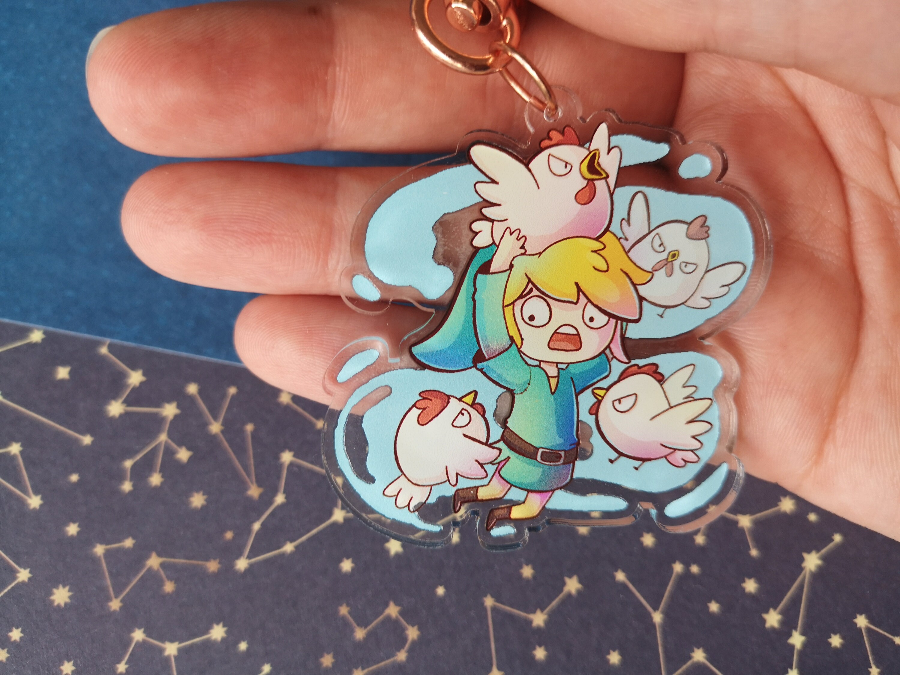 Acrylic Legend of Zelda Link Charm Double Sided / 2 Inch - Etsy