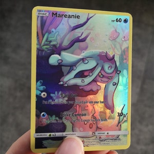 Holo Mareanie / Custom Holographic Pokémon Card - Etsy