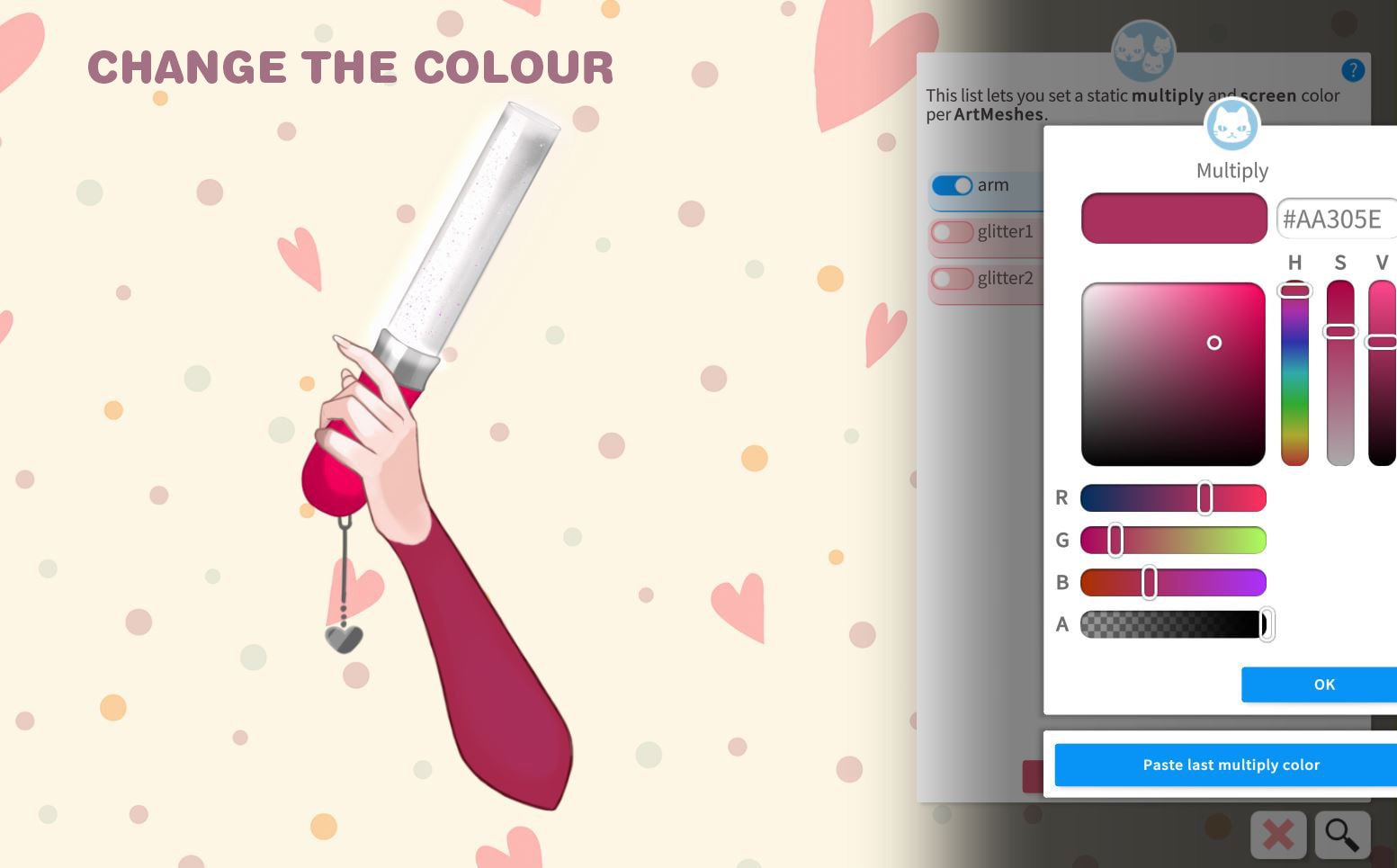 Vtuber Asset | Lightstick| Live2d Version | - Etsy