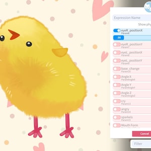 Vtuber Asset | Easter Chicks Chickens | Live2d Version | - Etsy