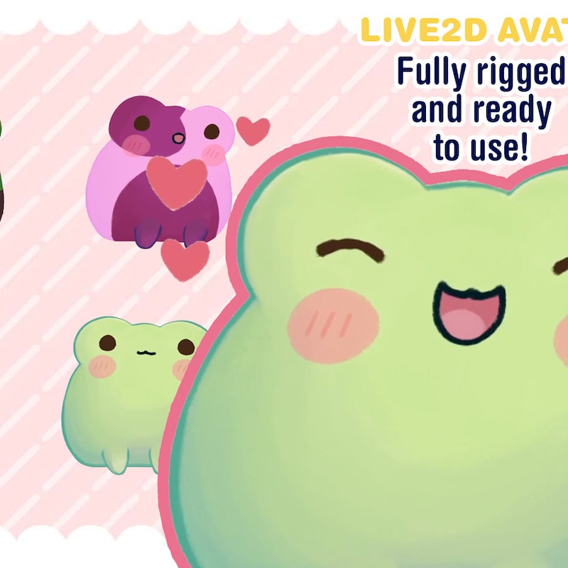 Vtuber Model Frog - Etsy
