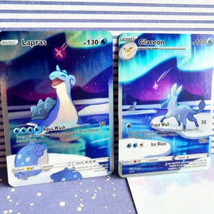 Holo / Custom Holographic Pokémon Card / Trainer Card - Etsy