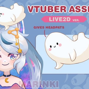Vtuber - Ghost That Will Give Head Pats - Fully Body/fully Rigged ...