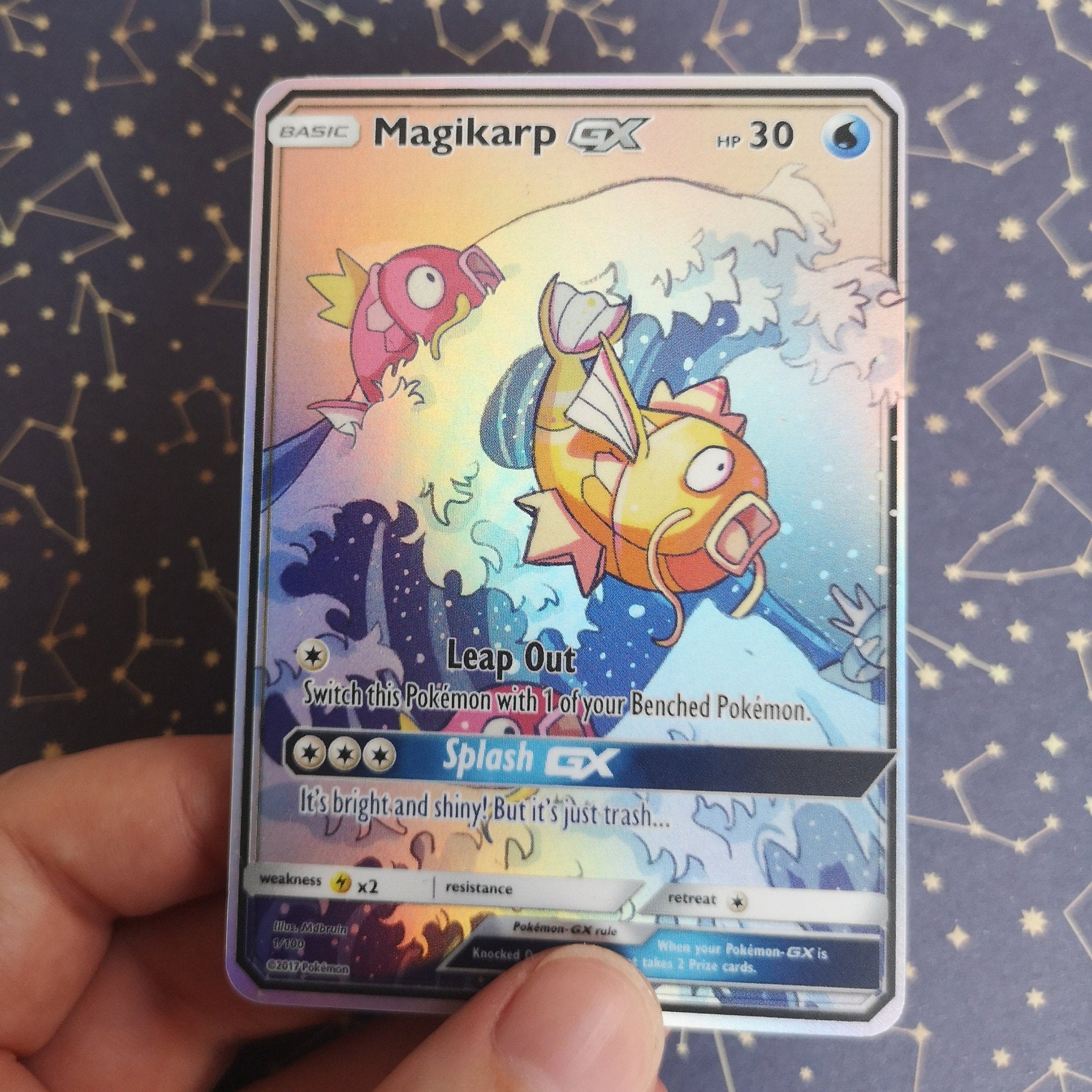 Holo Shiny Magikarp or Gyarados / Custom Holographic Pokémon - Etsy Ireland