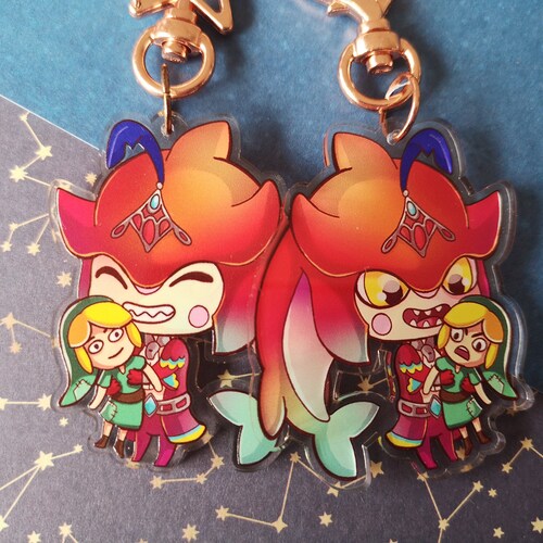 Acrylic Legend of Zelda Link Charm Double Sided / 2 Inch - Etsy