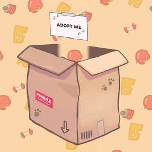 Vtuber Asset | Cardboard Box | Adopt Me & Fragile Handle With Care ...
