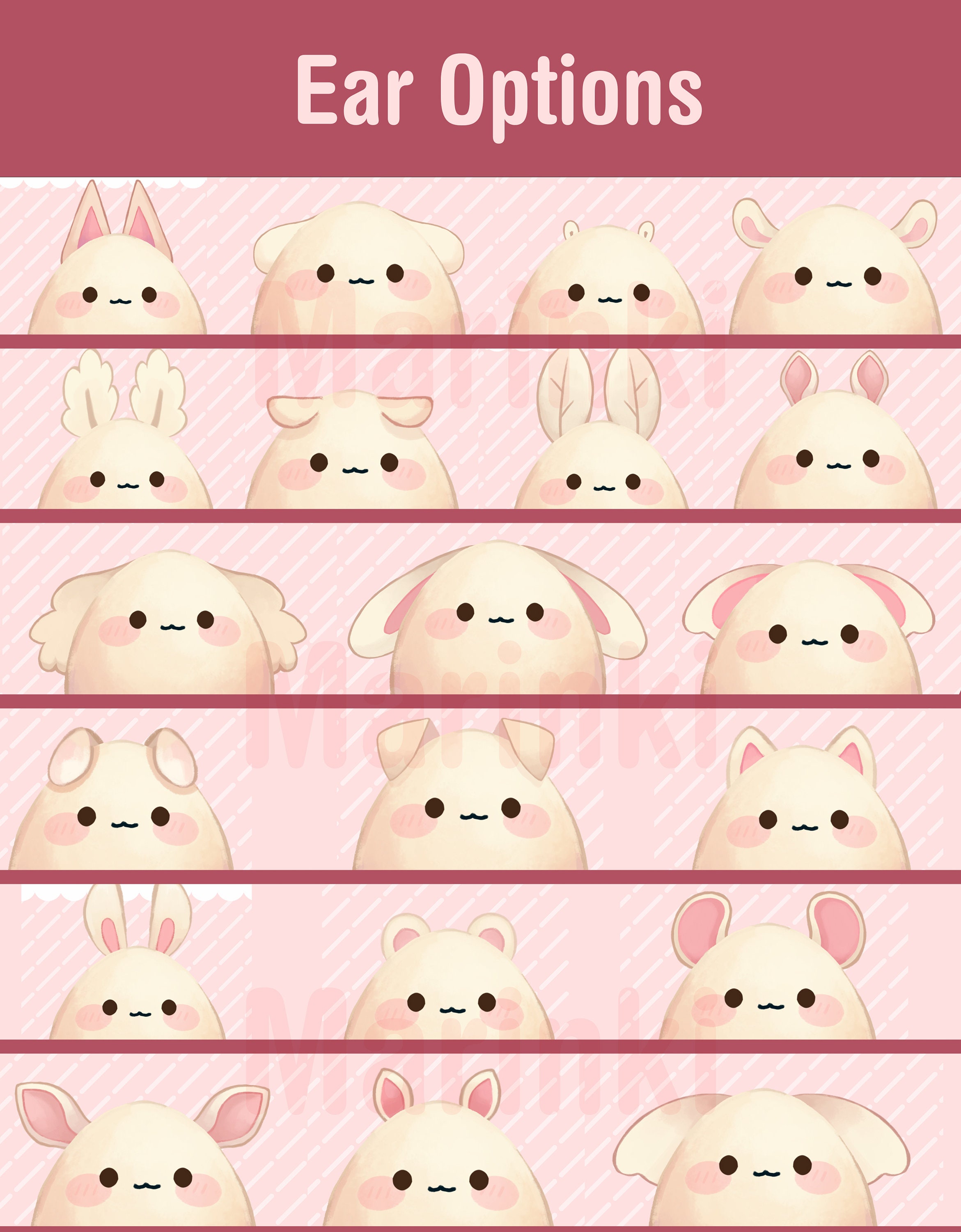 Customizable Vtuber Blop Combo Pack: Fully Rigged Live2d Avatar ...