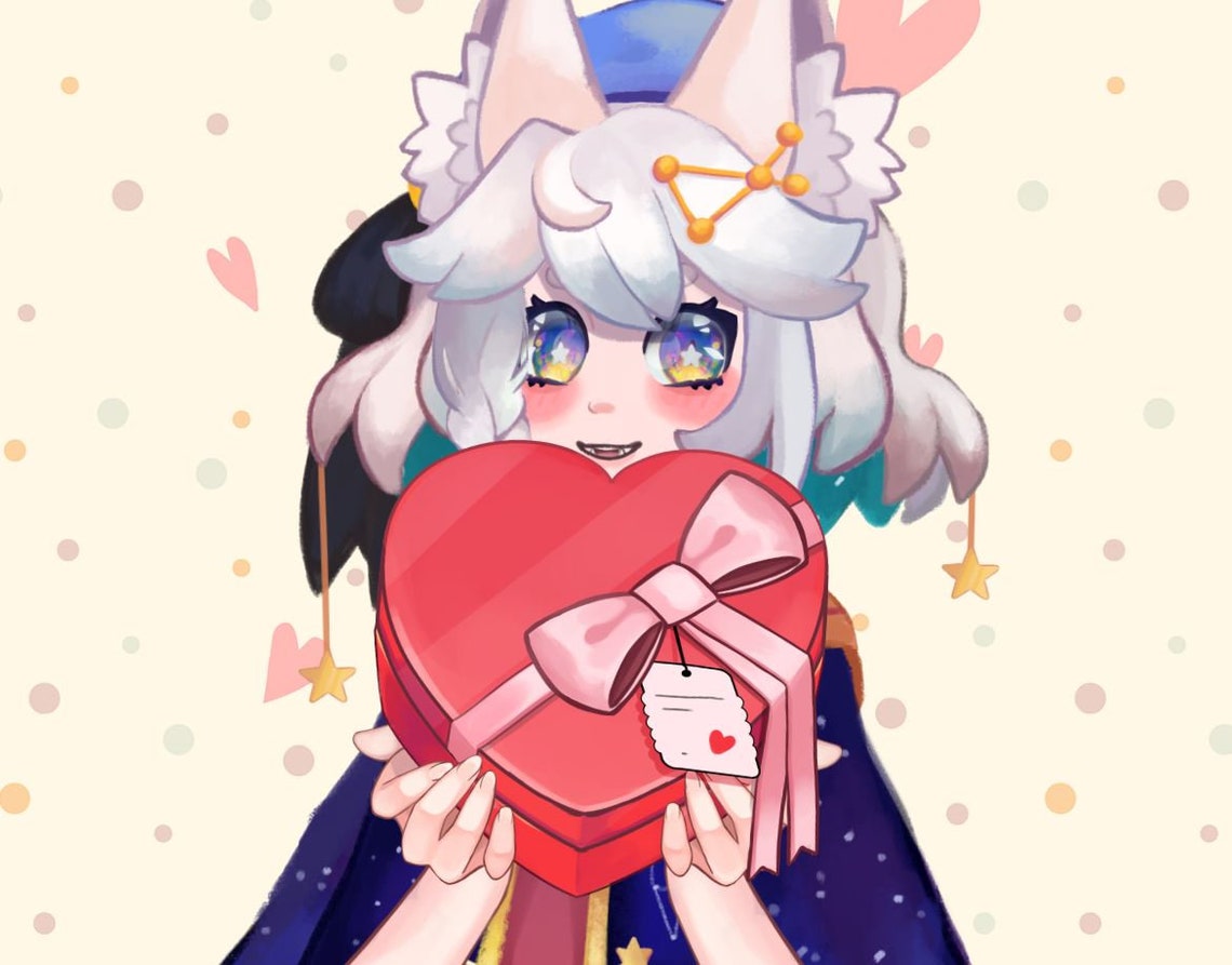 Vtuber Asset | Valentine Chocolate Box | Live2d Version - Etsy