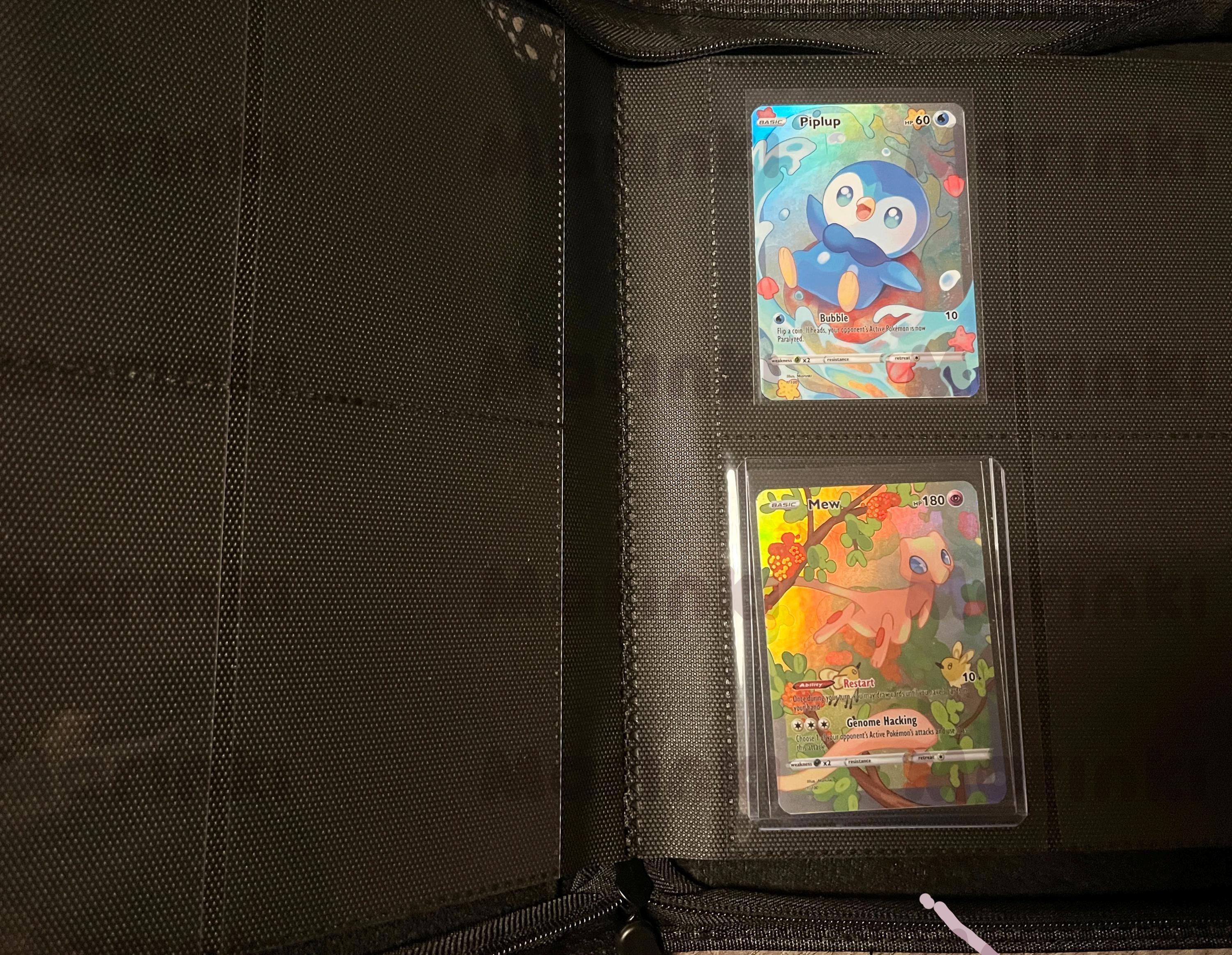 Pokémon Trainer Card Collection Toploader Binder / 4 Pocked Toploader ...