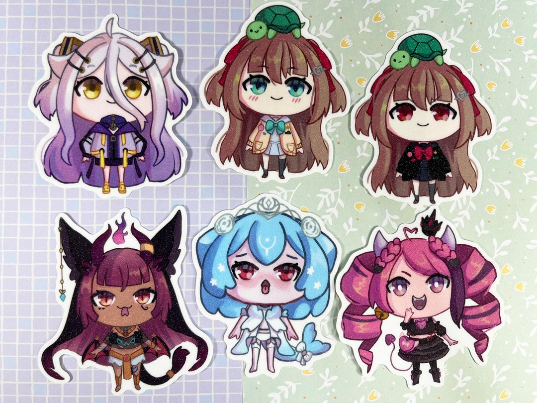 Vtuber Sticker Ironmouse, Neuro-sama, Evil Neuro, Henya, Bao, Trickywi ...