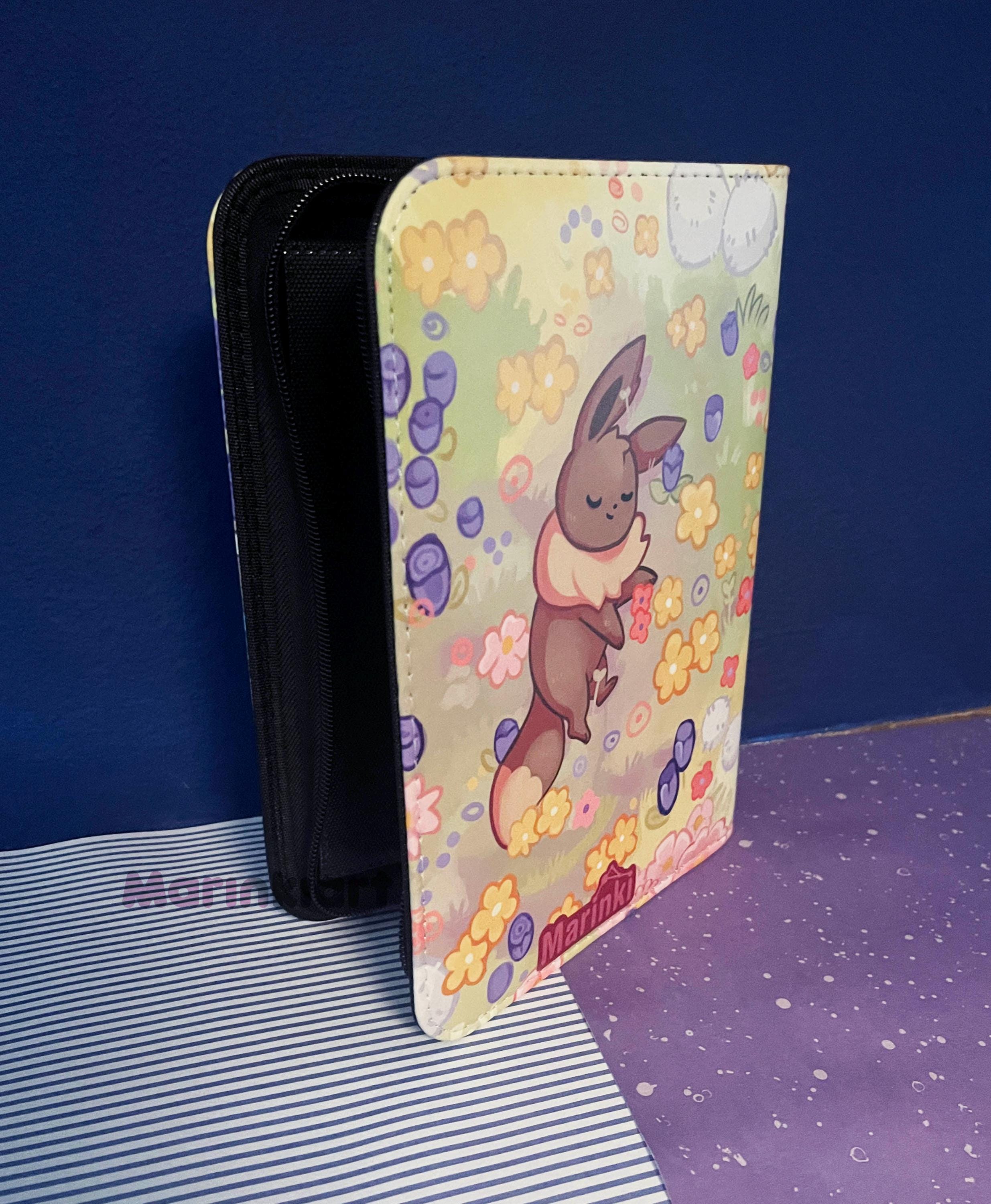 Pokémon Trainer Card Collection Binder / 4 Pocked / Sylveon and Eevee ...