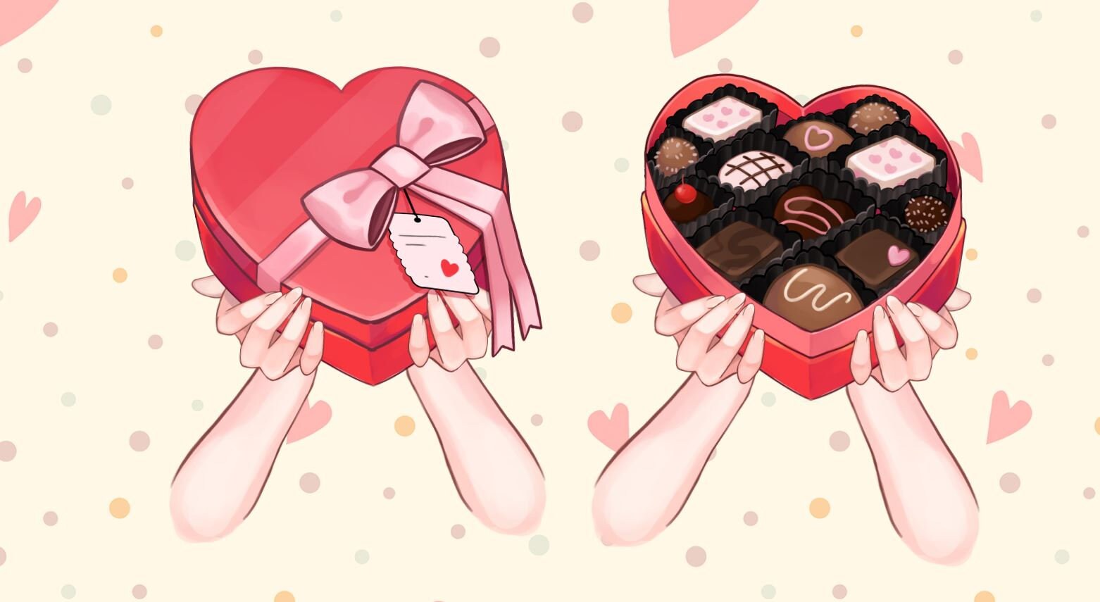 Vtuber Asset | Valentine Chocolate Box | Live2d Version - Etsy