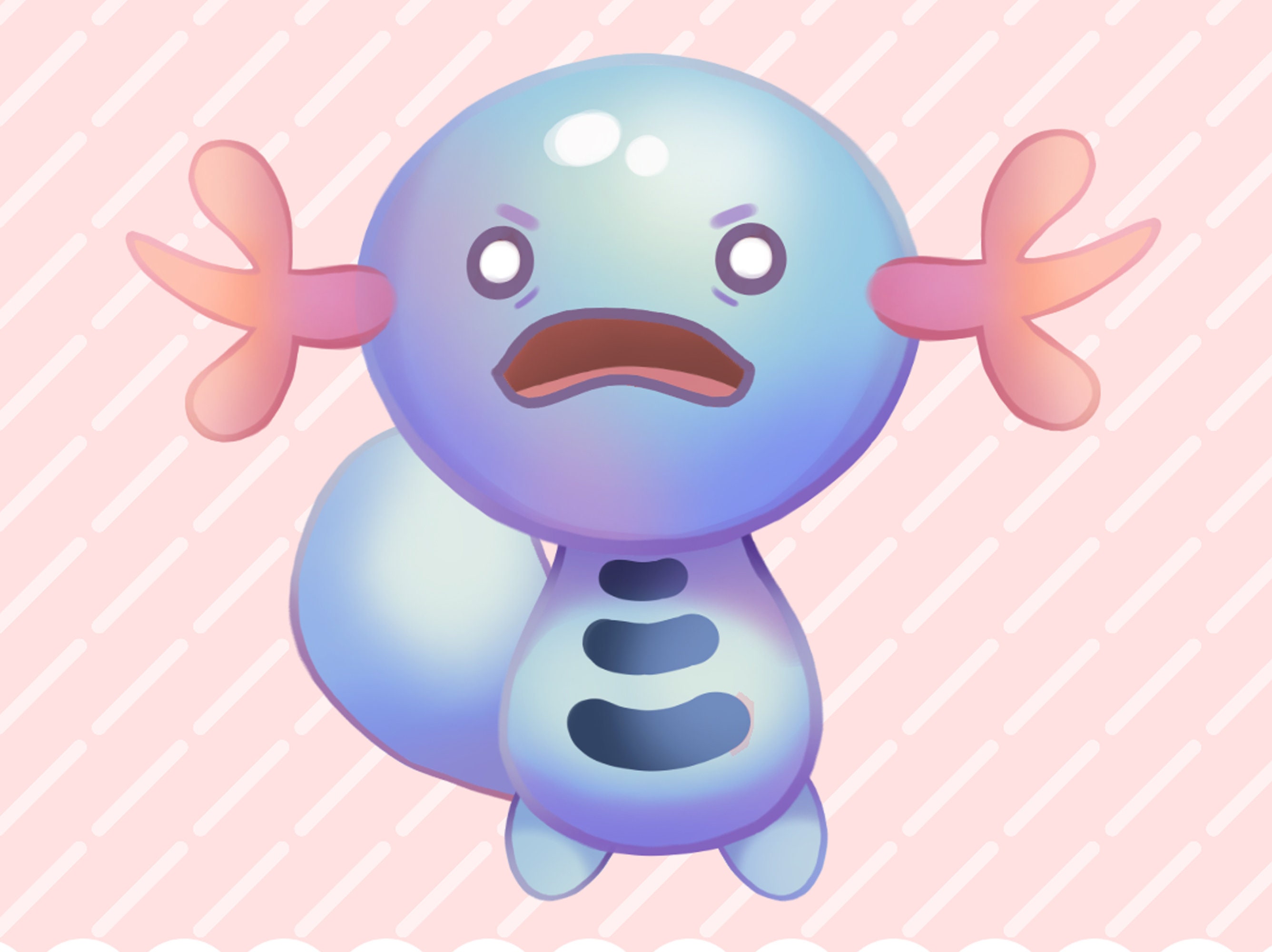 Vtuber - Pokemon Wooper - Fully Body/fully Rigged Live2d Avatar - Etsy