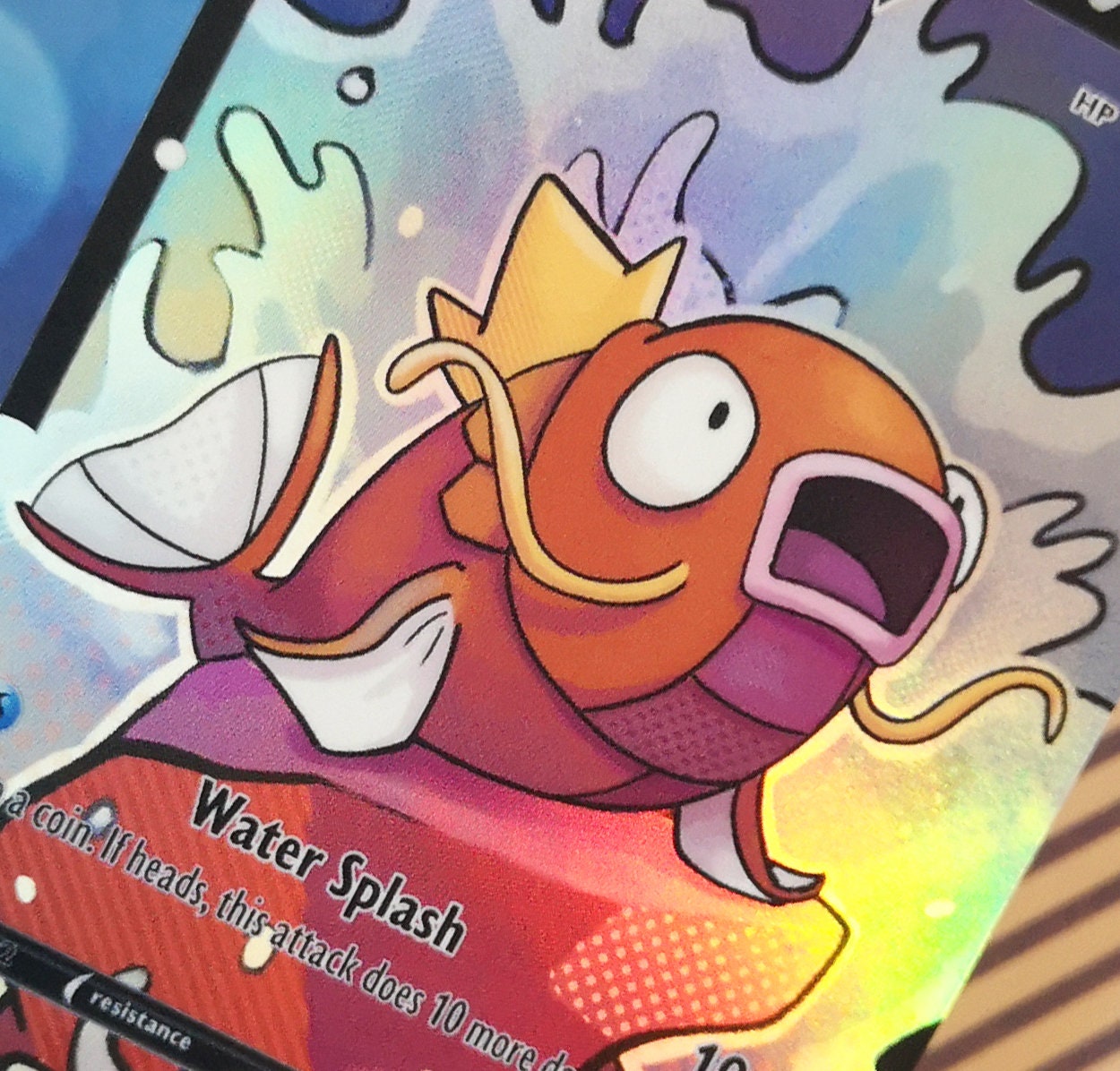 Holo Magikarp / Custom Holographic Pokémon Card / Tag Team - Etsy UK