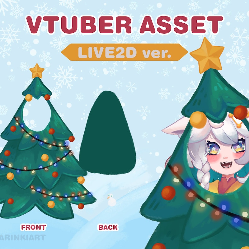Christmas Vtuber Asset - Etsy
