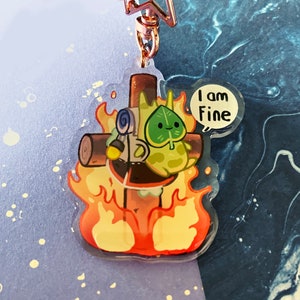 Acrylic Legend of Zelda Charm Double-sided / Korok Meme / 2,5” Inch / 6 ...