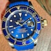 Authentic Rolex Submariner Blue Face 40mm Ref 16613 With Original Box ...