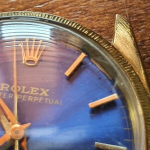 Rolex Oyster Perpetual 6547, 18k Yellow Gold, 30mm Vintage Rolex ...