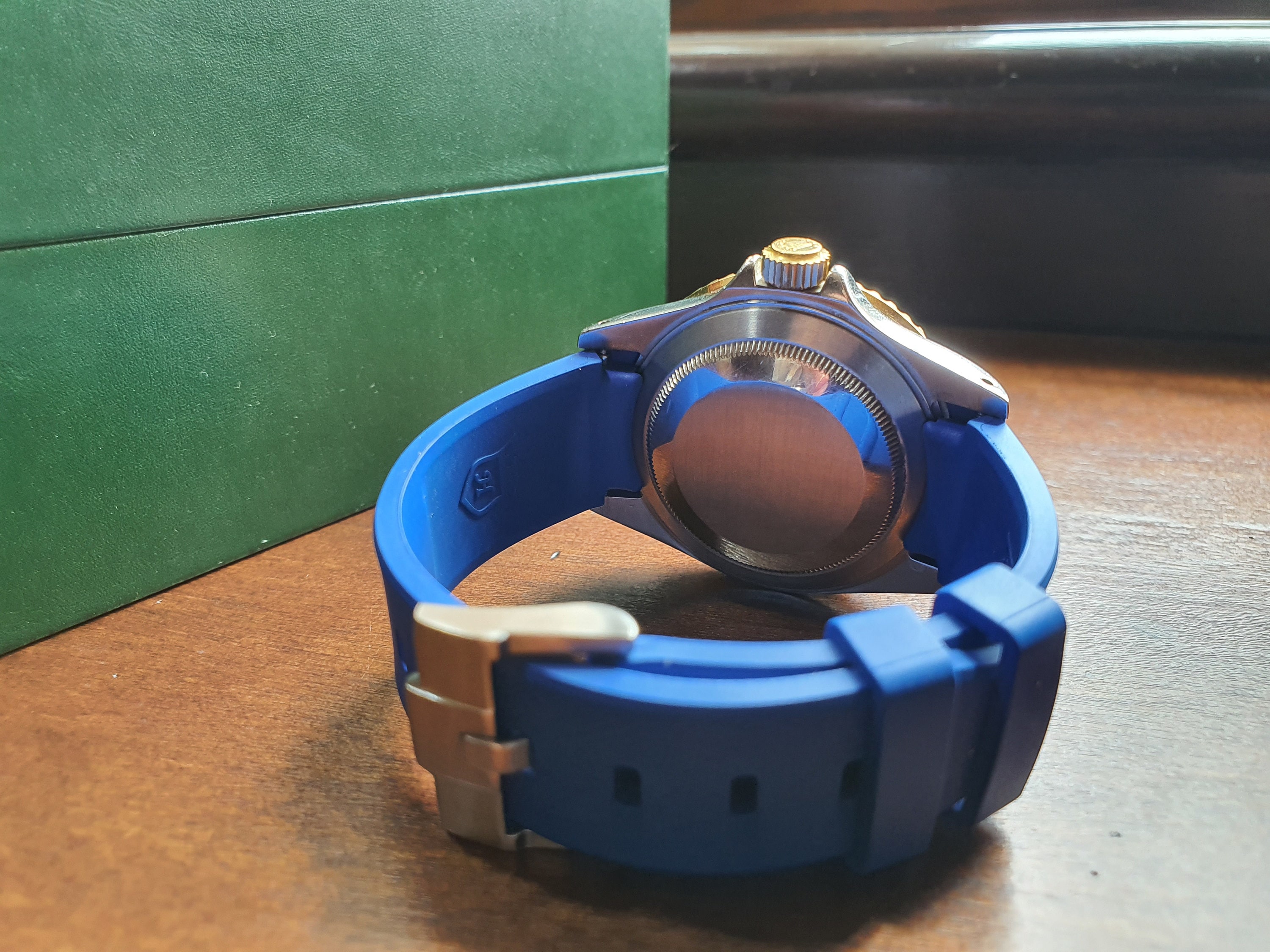 Authentic Rolex Submariner Blue Face 40mm Ref 16613 With Original Box ...