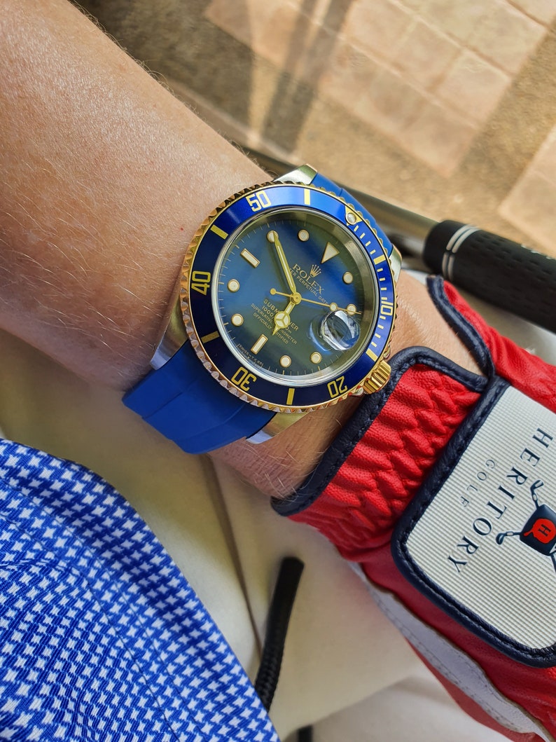 Authentic Rolex Submariner Blue Face 40mm Ref 16613 With Original Box ...