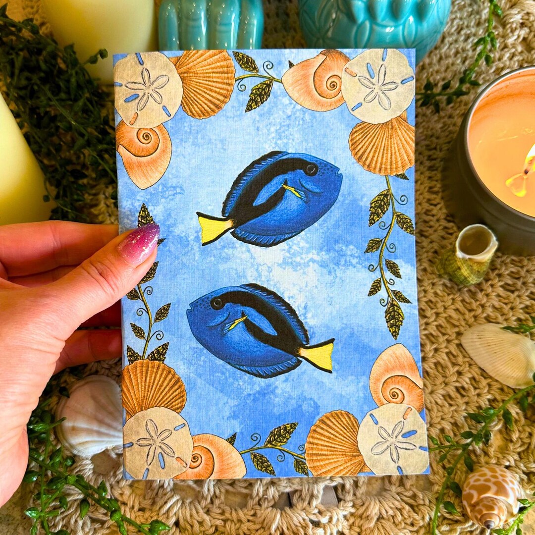 Handmade Hippo Tang Card for Reef Keepers and Aquarium Enthusiasts ...
