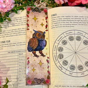 Handmade and Hand-illustrated Witchy Steampunk Aesthetic Bookmark ...