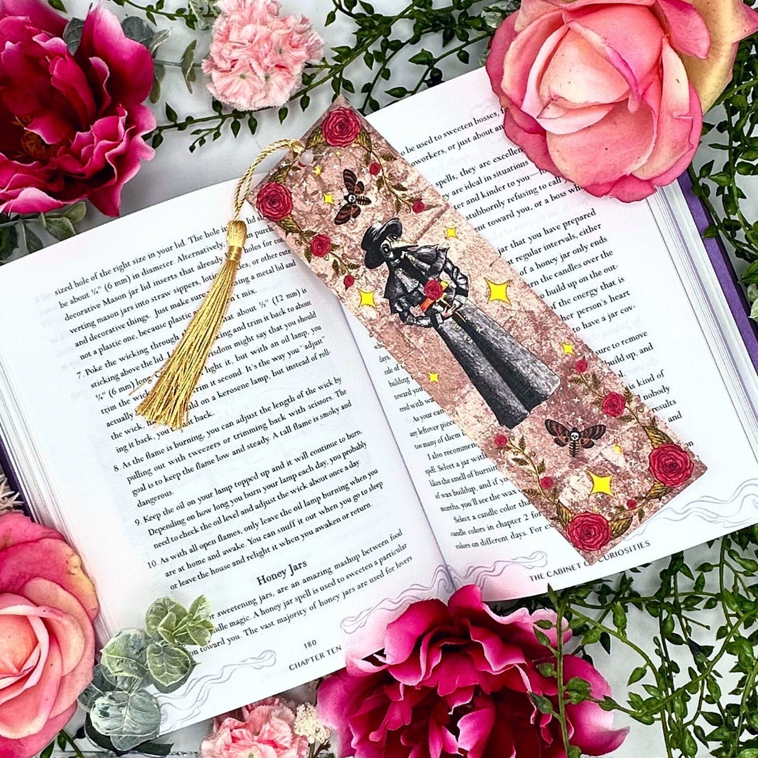 Oddities Aesthetic Plague Doctor Bookmark, Goth Dark Academia Vibes ...