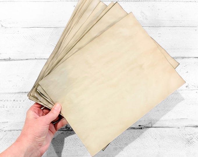 Pack of 20 Coffee-dyed Old Newspapers Print Papers, 8.5x11 Inch, Use ...