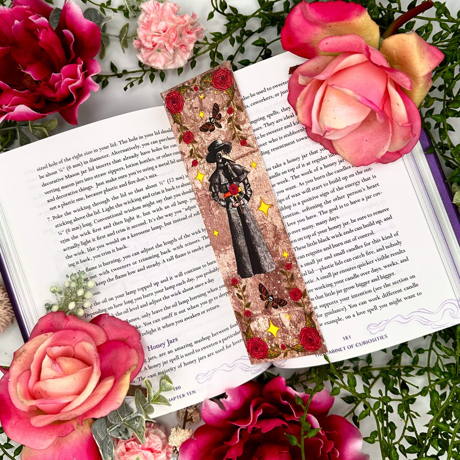 Oddities Aesthetic Plague Doctor Bookmark Goth Dark Academia - Etsy