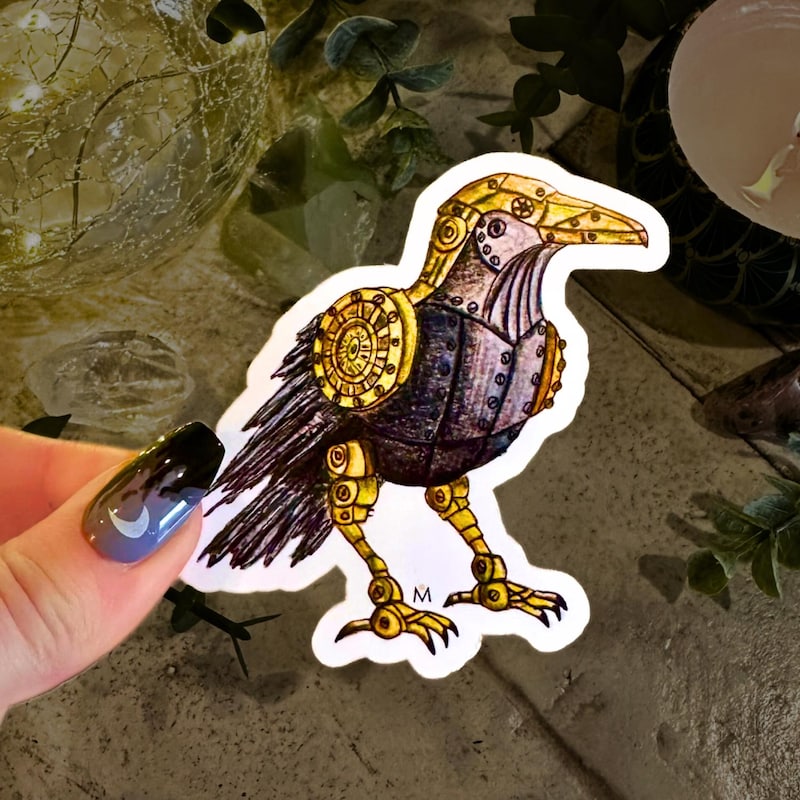 Steampunk Raven - Etsy
