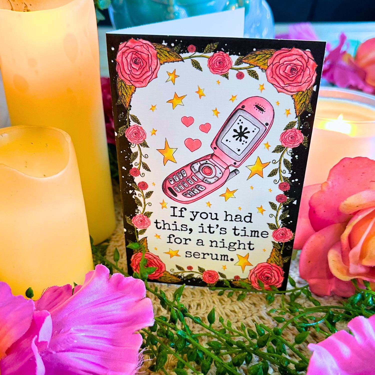 Handmade Funny Birthday Card for Millennials and Gen X, Vintage Y2K ...