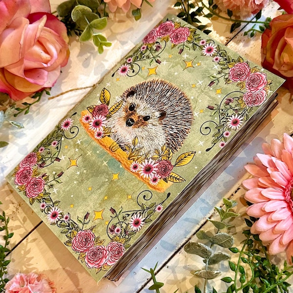 Hedgehog Journal - Etsy