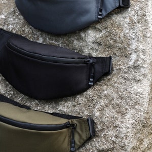 Grey Fanny Pack Fanny Pack for Man Man Fanny Pack | Etsy