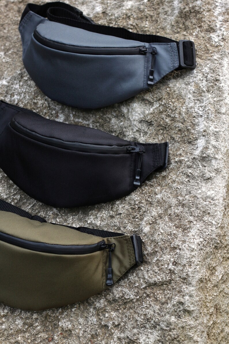 Grey Fanny Pack Fanny Pack for Man Man Fanny Pack | Etsy