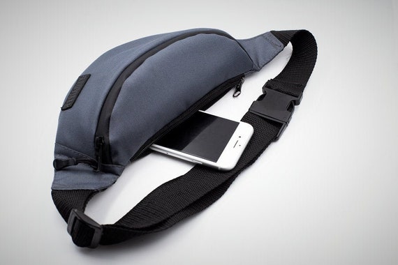 Grey Fanny Pack Fanny Pack for Man Man Fanny Pack | Etsy