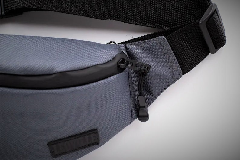 Grey Fanny Pack Fanny Pack for Man Man Fanny Pack | Etsy