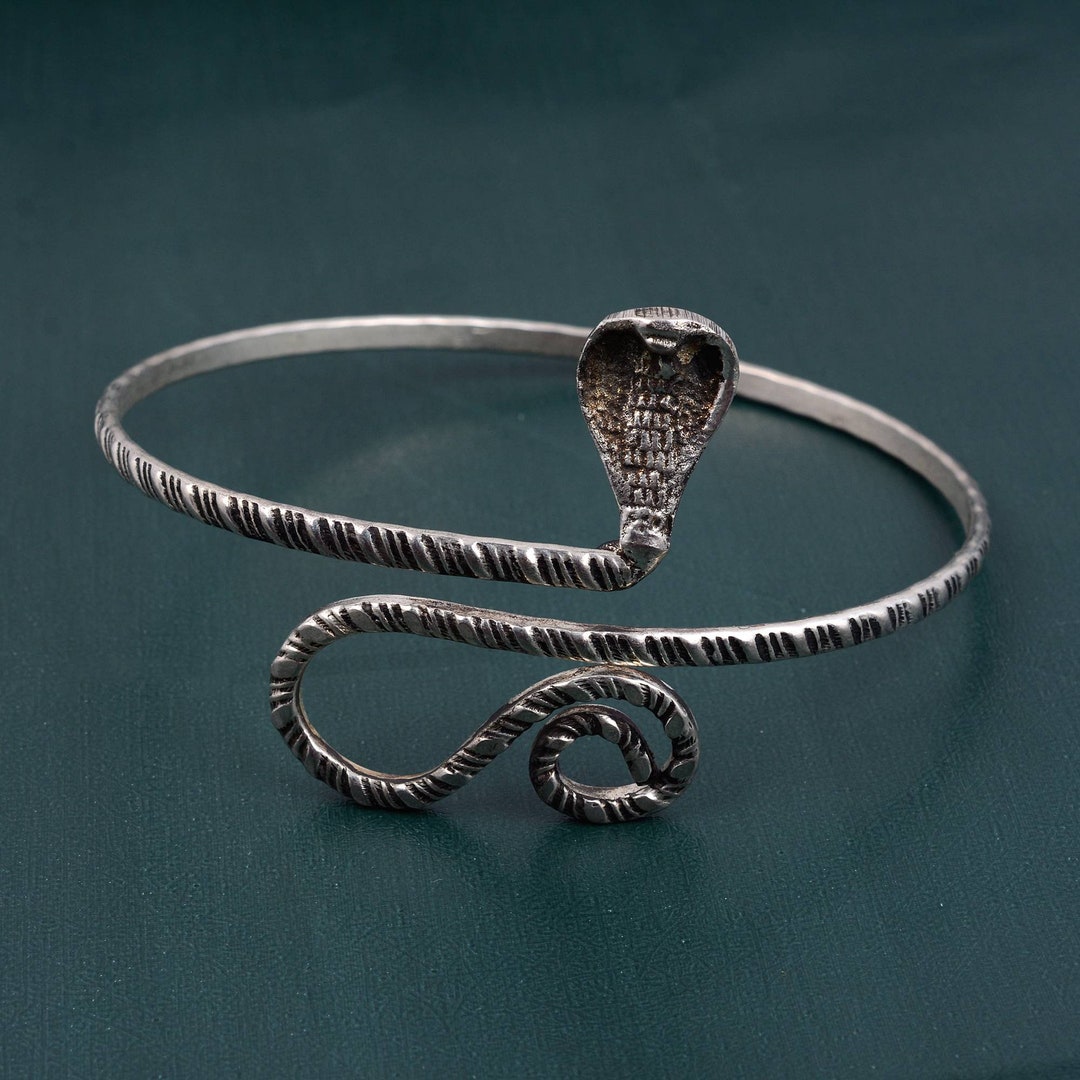 Adjustable Arm Cuff Bracelet Snake Upper Arm Cuff, Cobra Arm Cuff, Arm ...