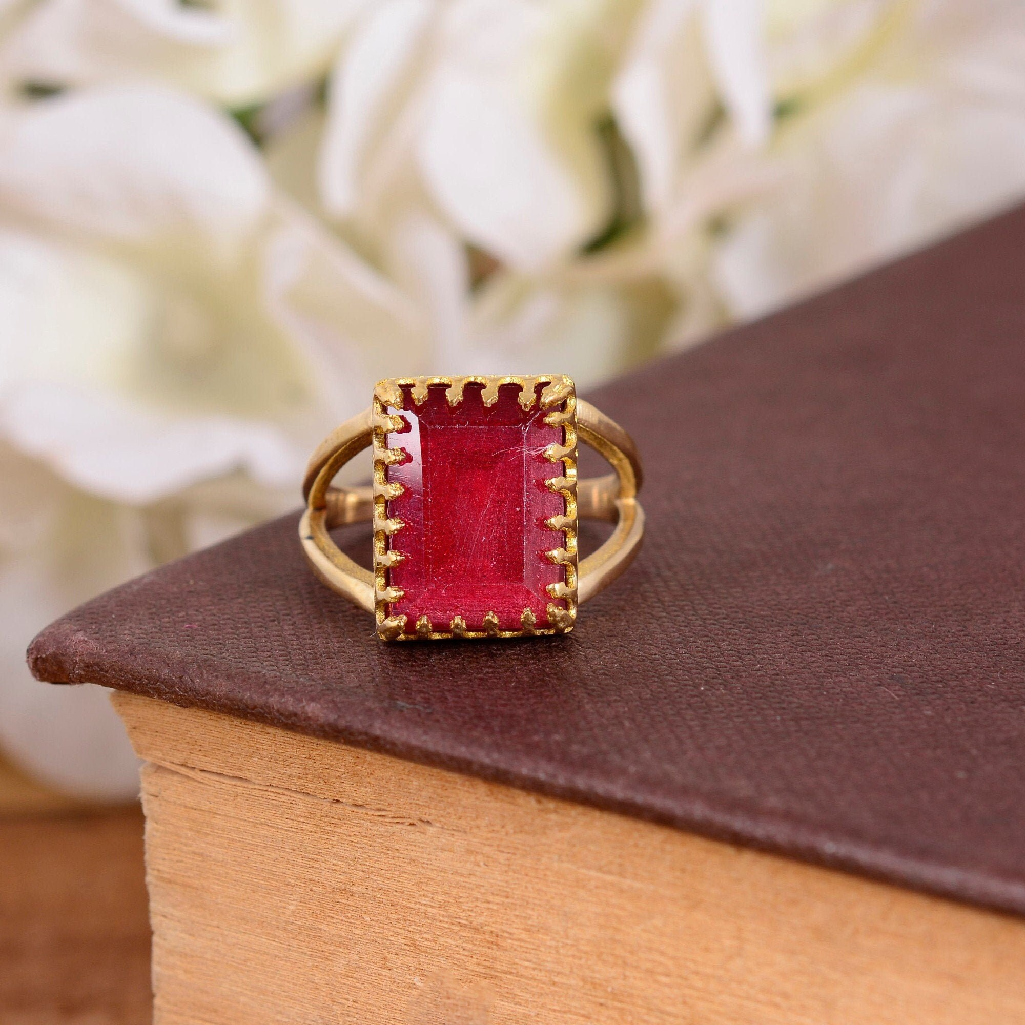 Rectangle Stacking Rings Stackable Rings Stacking Ring Set | Etsy