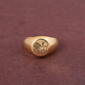 Zodiac Sign Signet Rings, Zodiac Signet Ring, Zodiac Rings, Astrology ...